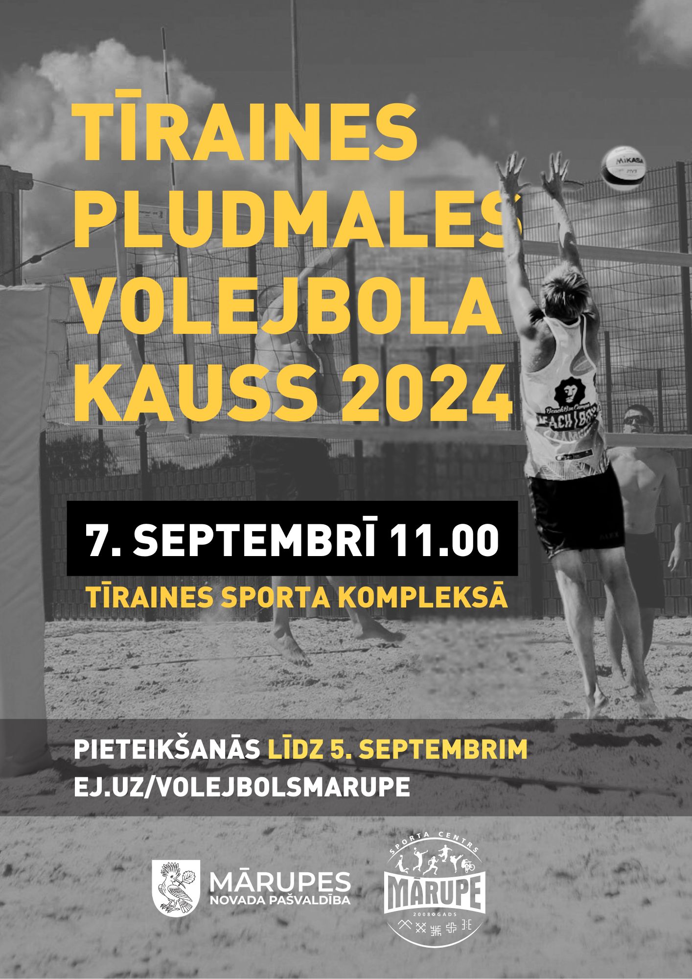 7. septembrī Tīrainē | Tīraines pludmales volejbola kauss 2024 | Mārupe